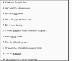 Adjectives Worksheet For Class 5 - NCERT Guides.Com